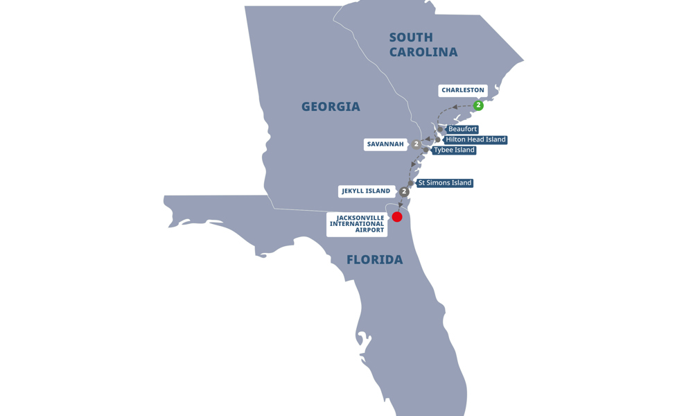 Charms of Southeast USA - Wake Up Here