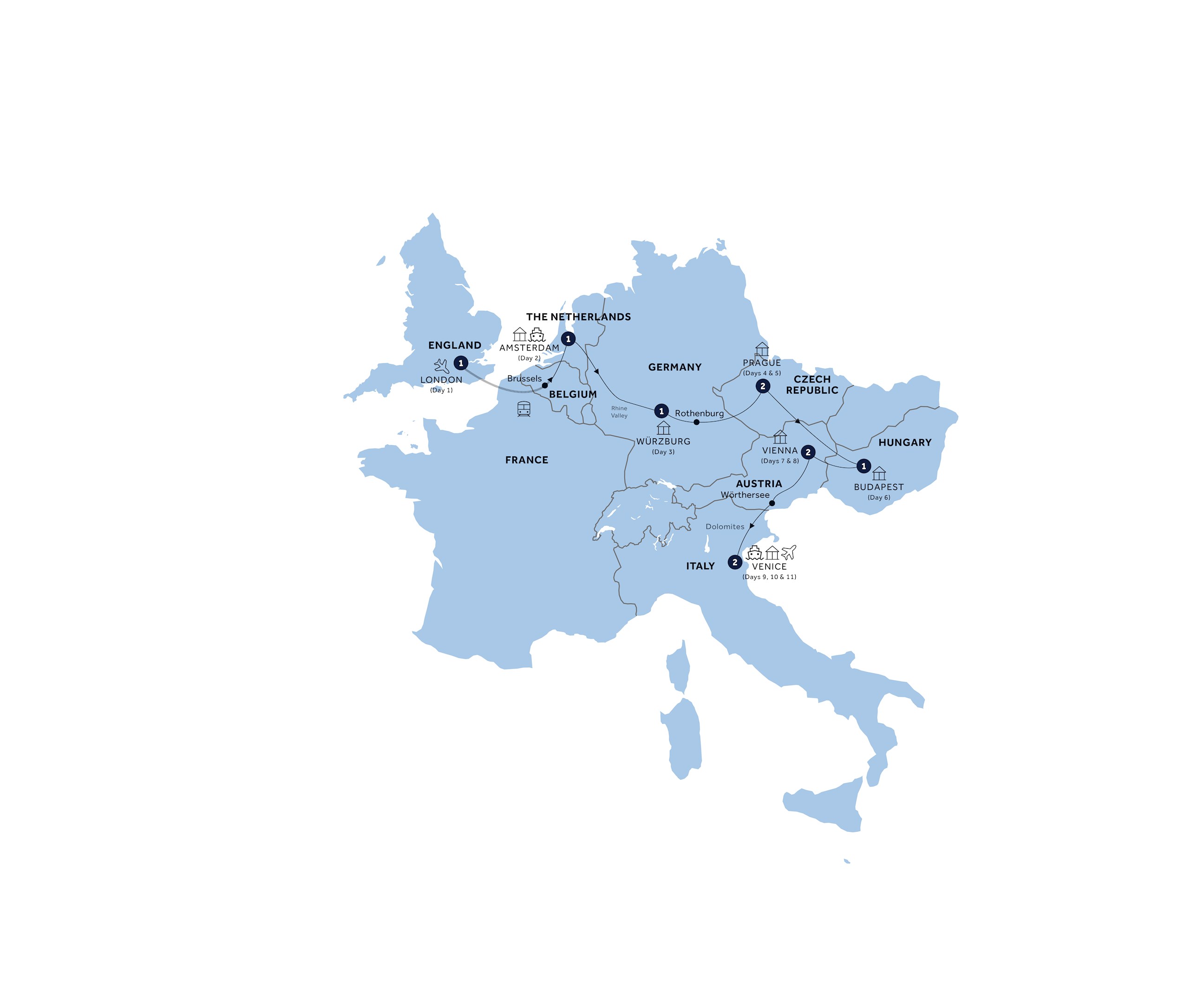 Tour | European Rhapsody - Start London, Classic Group | Insight ...